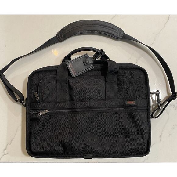 Tumi | Bags | Tumi Alpha Gen 4 Black Ballistic Nylon Slim Briefcase ...